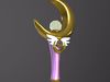 3D model Lunar Prism Sailor Moons Magical Staff VR / AR / low-poly ...