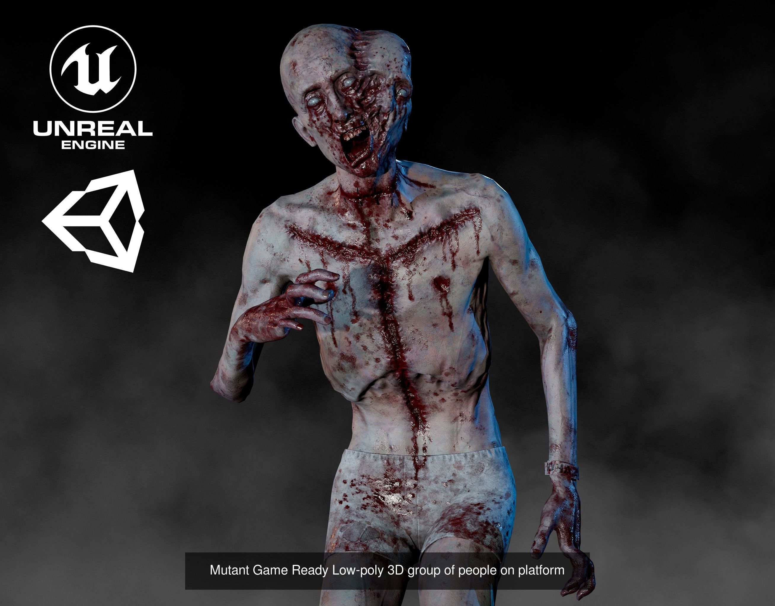 Mutants Pack 3D Model Collection VR / AR / low-poly | CGTrader