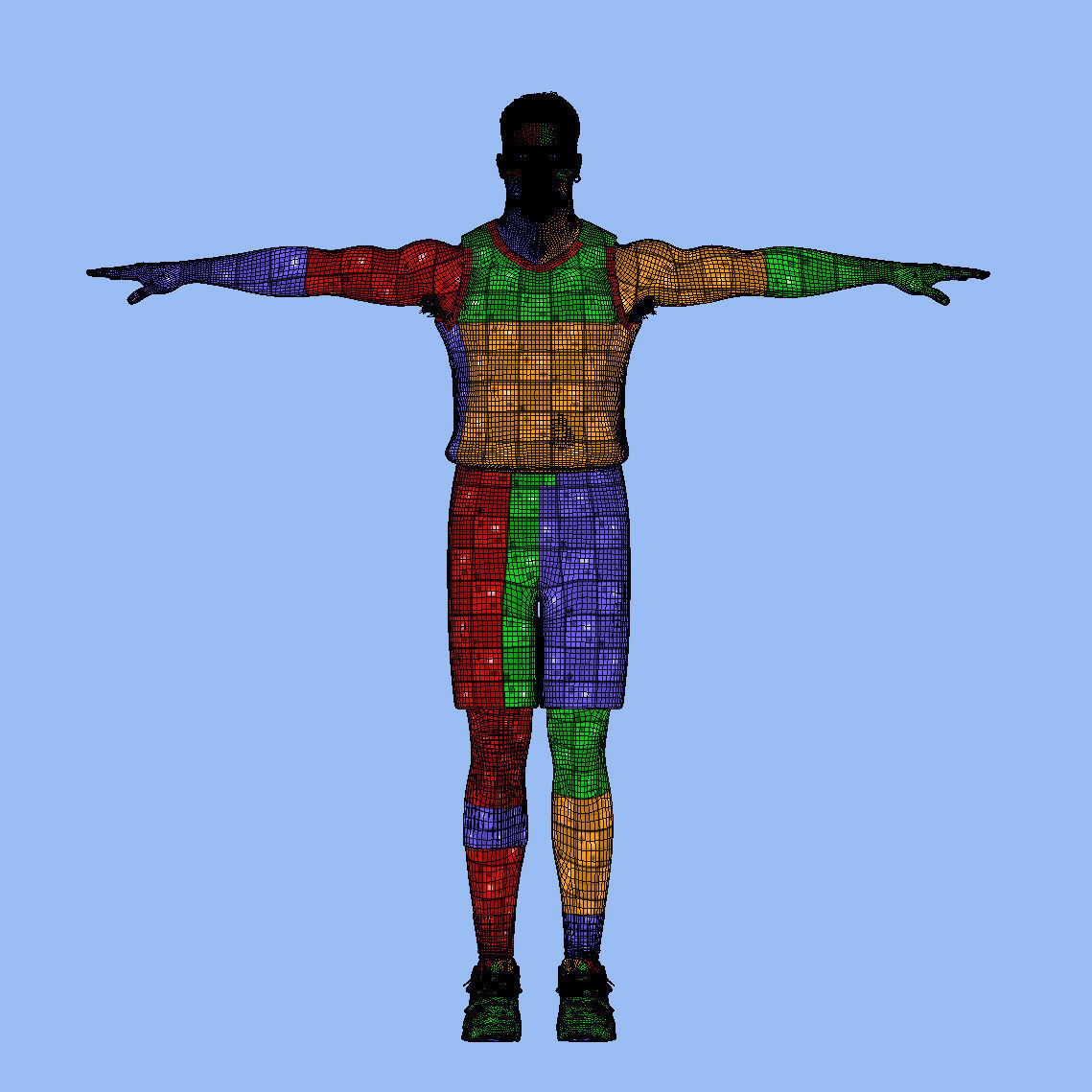 T-Pose Zion Williamson New Orleans NBA 3D model animated rigged | CGTrader