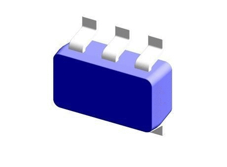 Voltage Detector,2.4V,CMOS Output, SSOP5 free 3D model | CGTrader