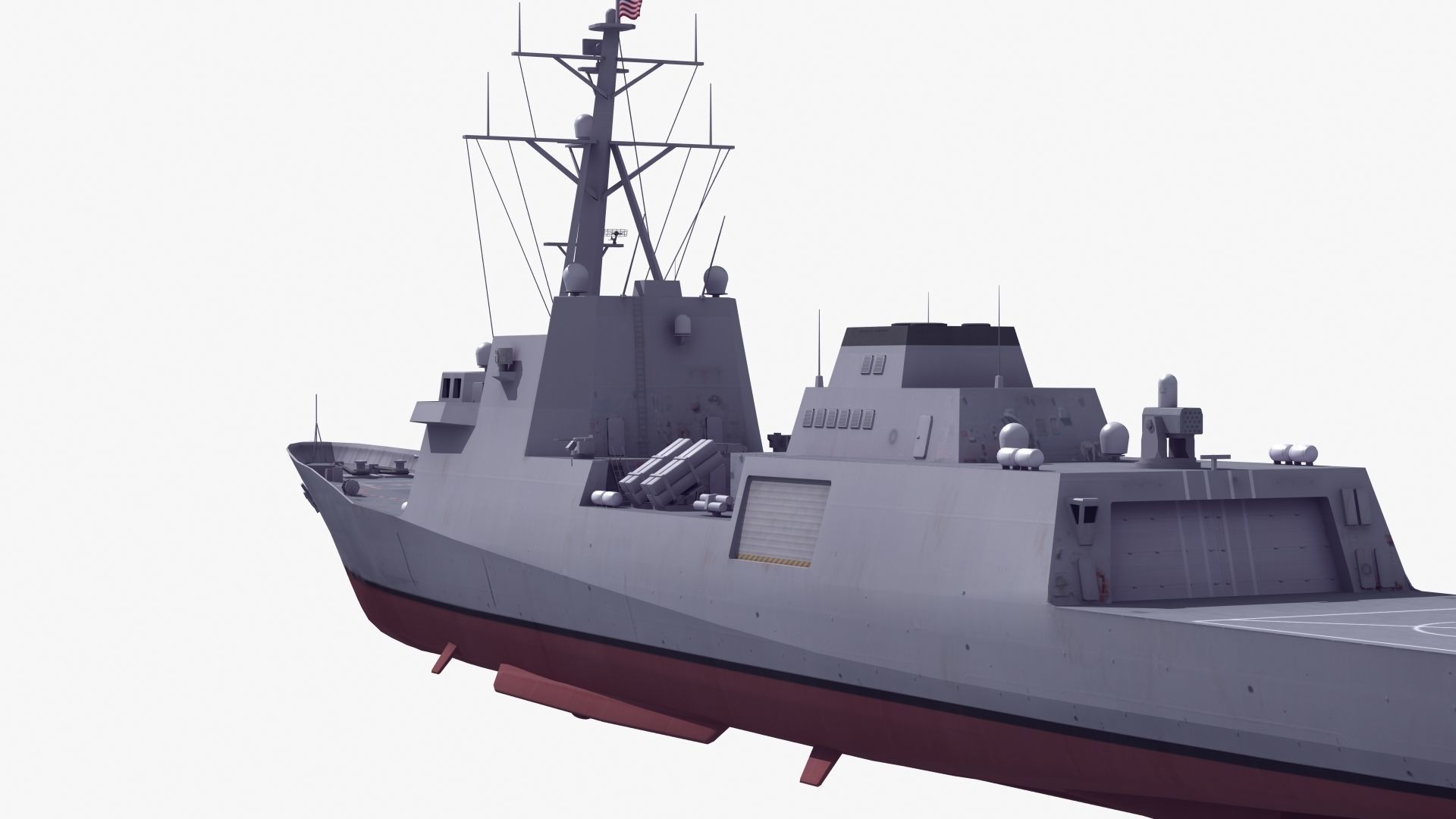 3D model FFG-63 Constellation Class Frigate VR / AR / low-poly | CGTrader