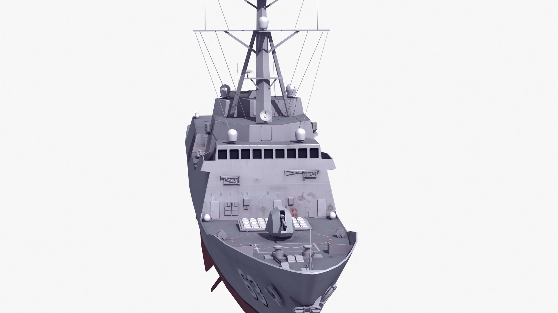 3D model FFG-63 Constellation Class Frigate VR / AR / low-poly | CGTrader
