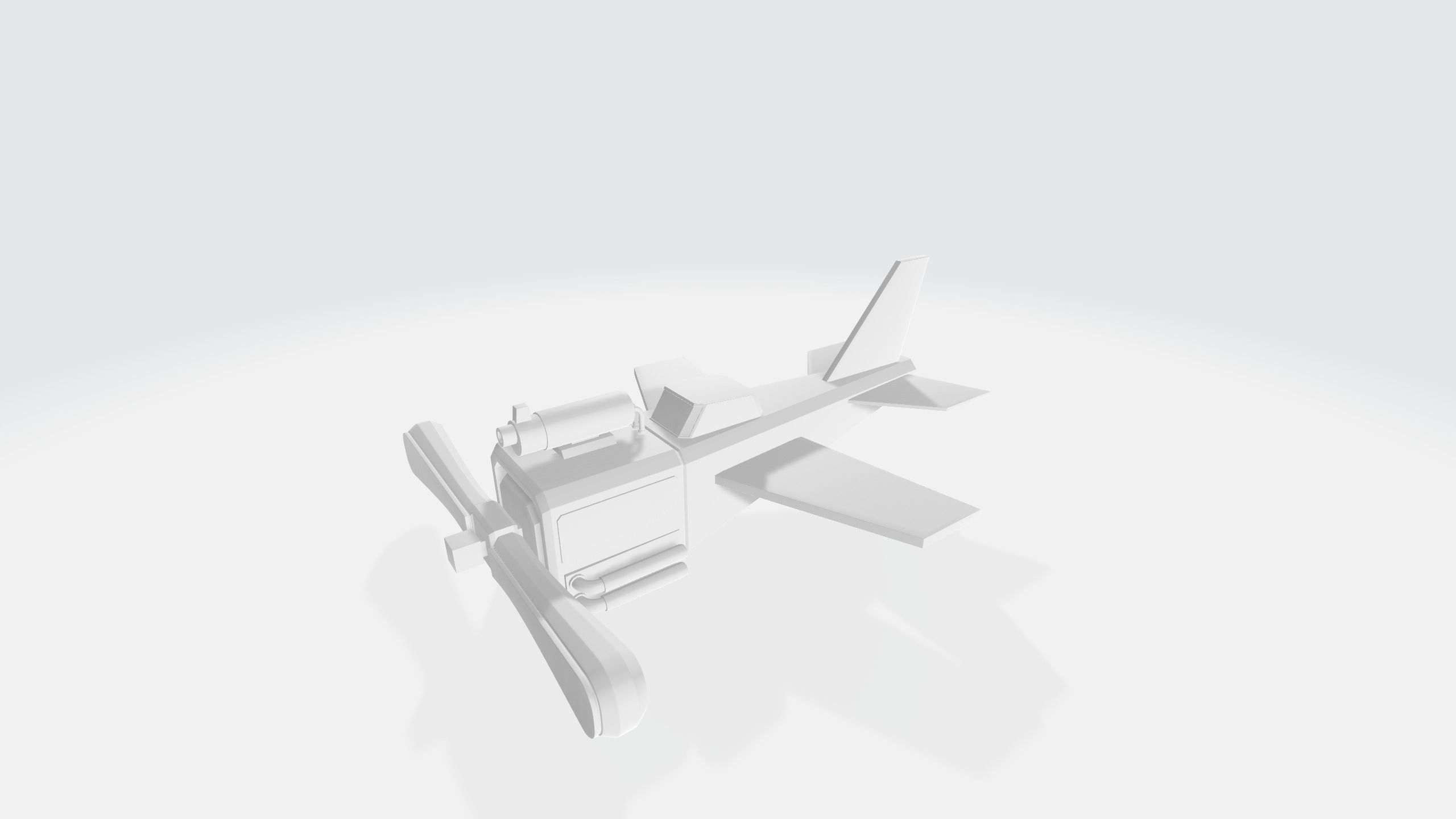 3D model War propeller plane VR / AR / low-poly | CGTrader