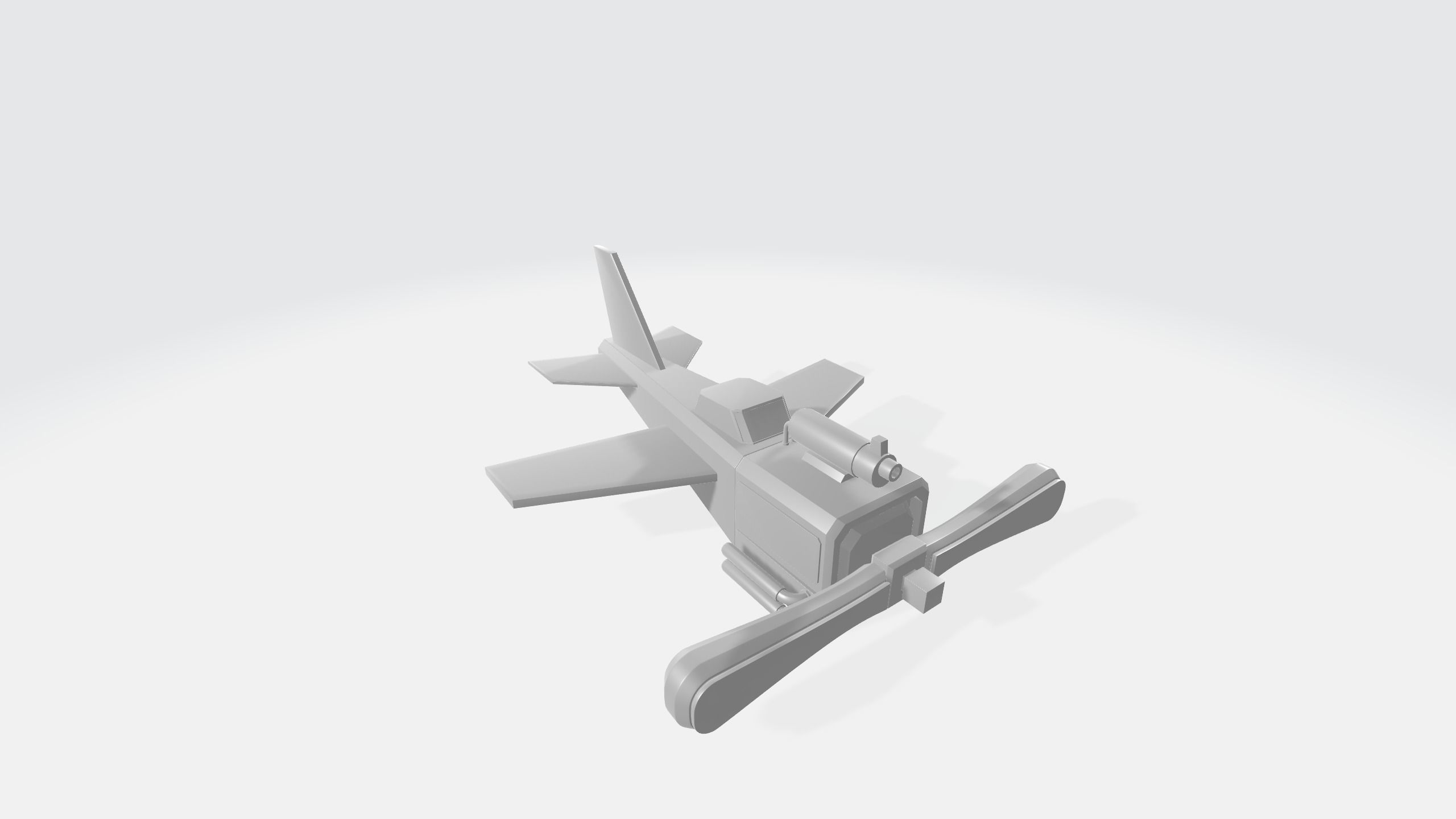 3D model War propeller plane VR / AR / low-poly | CGTrader
