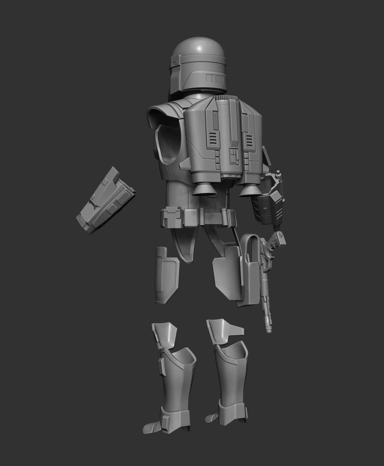 Gideon Super Commando Full Size Props Armor 3D STL Files 3D model 3D ...