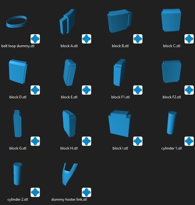 Gideon Super Commando Full Size Props Armor 3D STL Files 3D model 3D ...