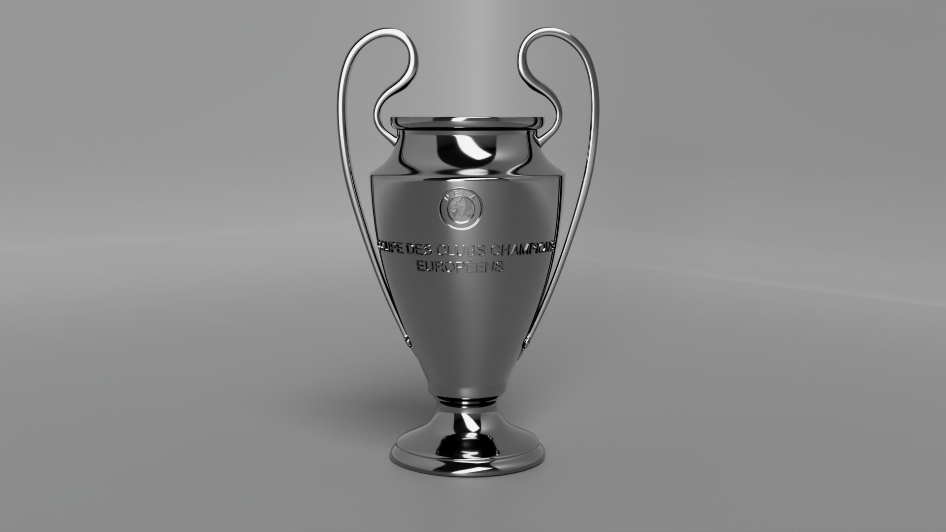 UEFA Champions League-UCL Trophy 3D model | CGTrader