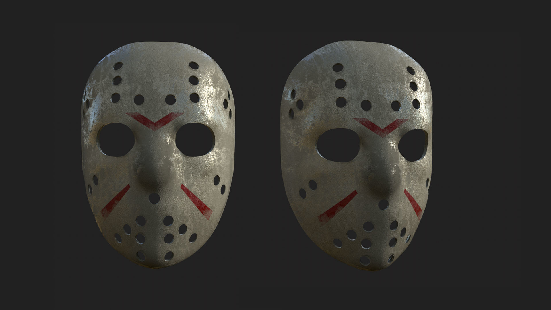 hockey mask horror 3D model | CGTrader