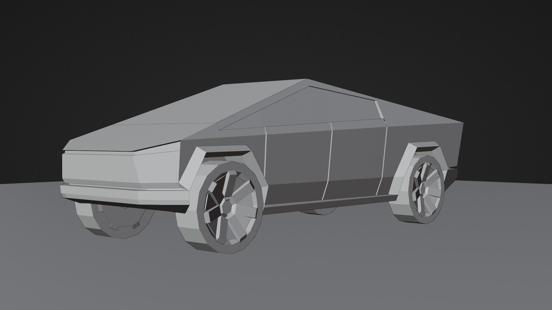 3D model Tesla Cybertruck VR / AR / low-poly | CGTrader