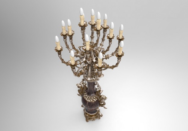 Corner light 3D model | CGTrader