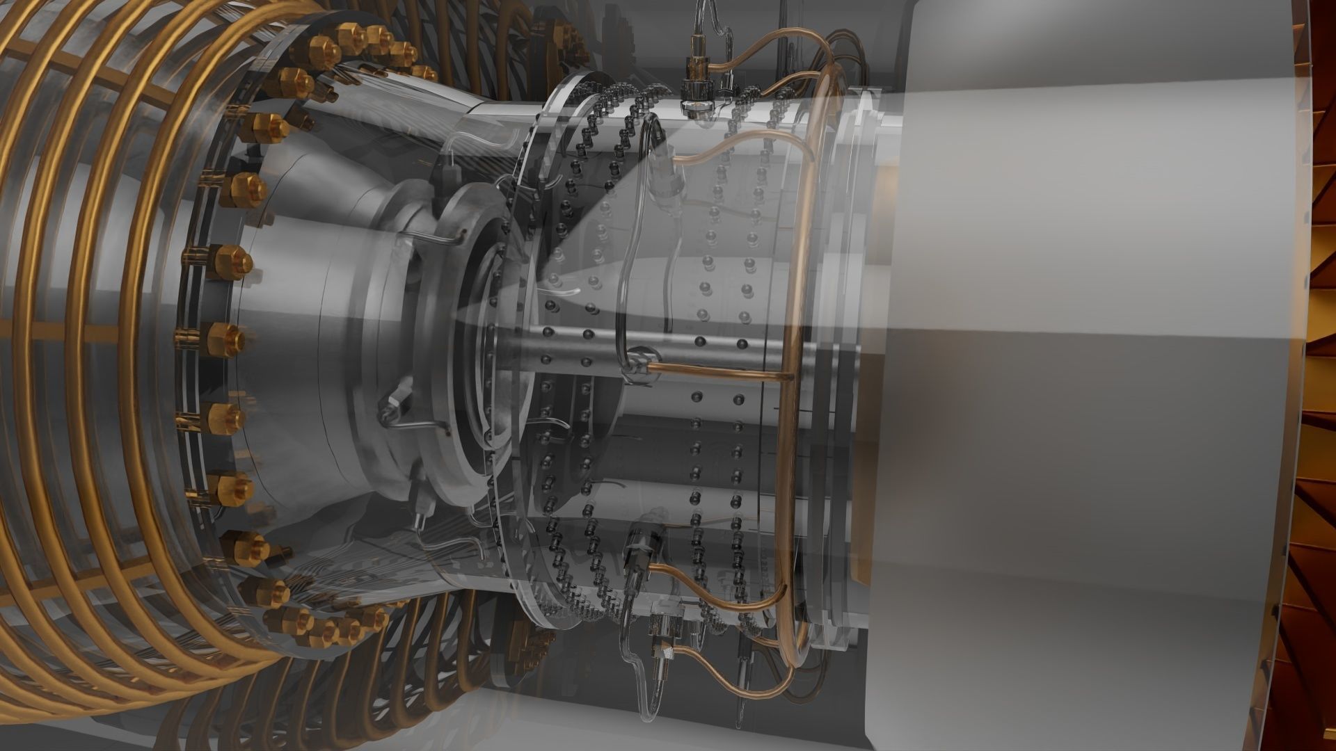 Jet aircraft engine 3D model | CGTrader