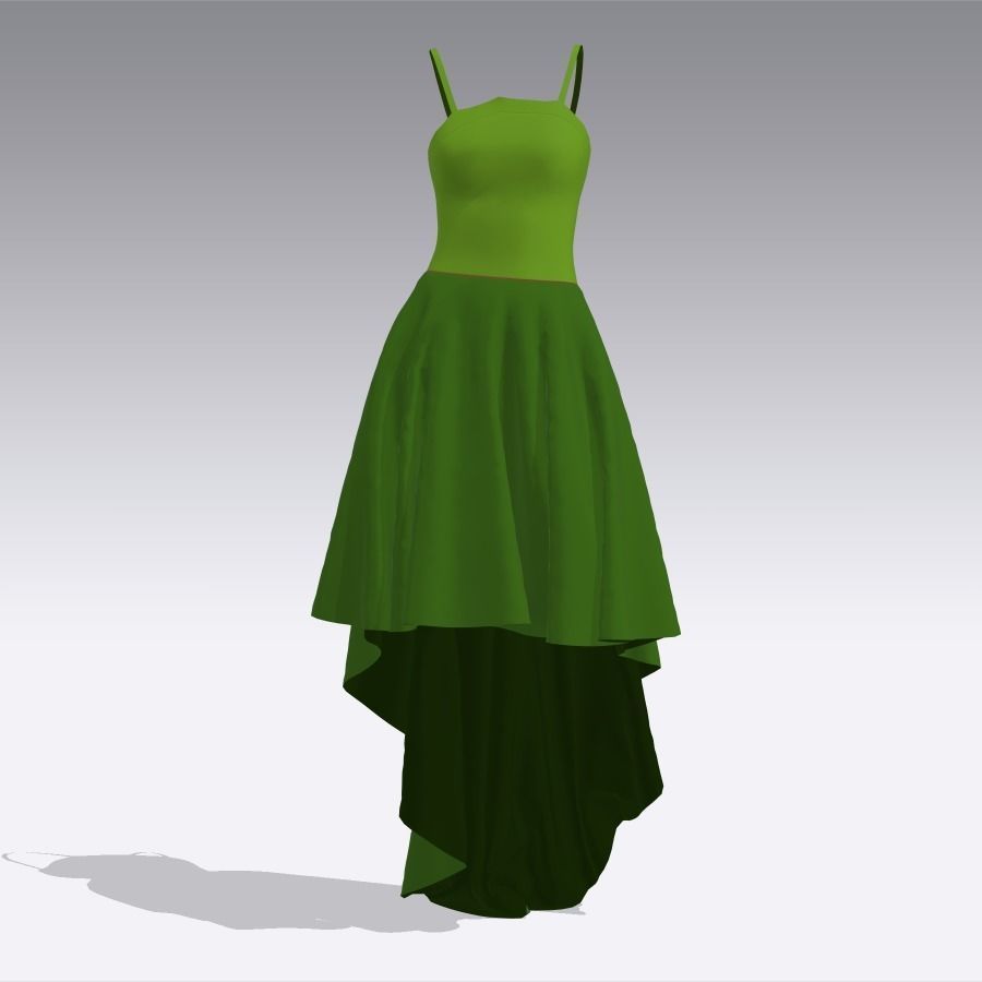 simples dresses 3D model | CGTrader