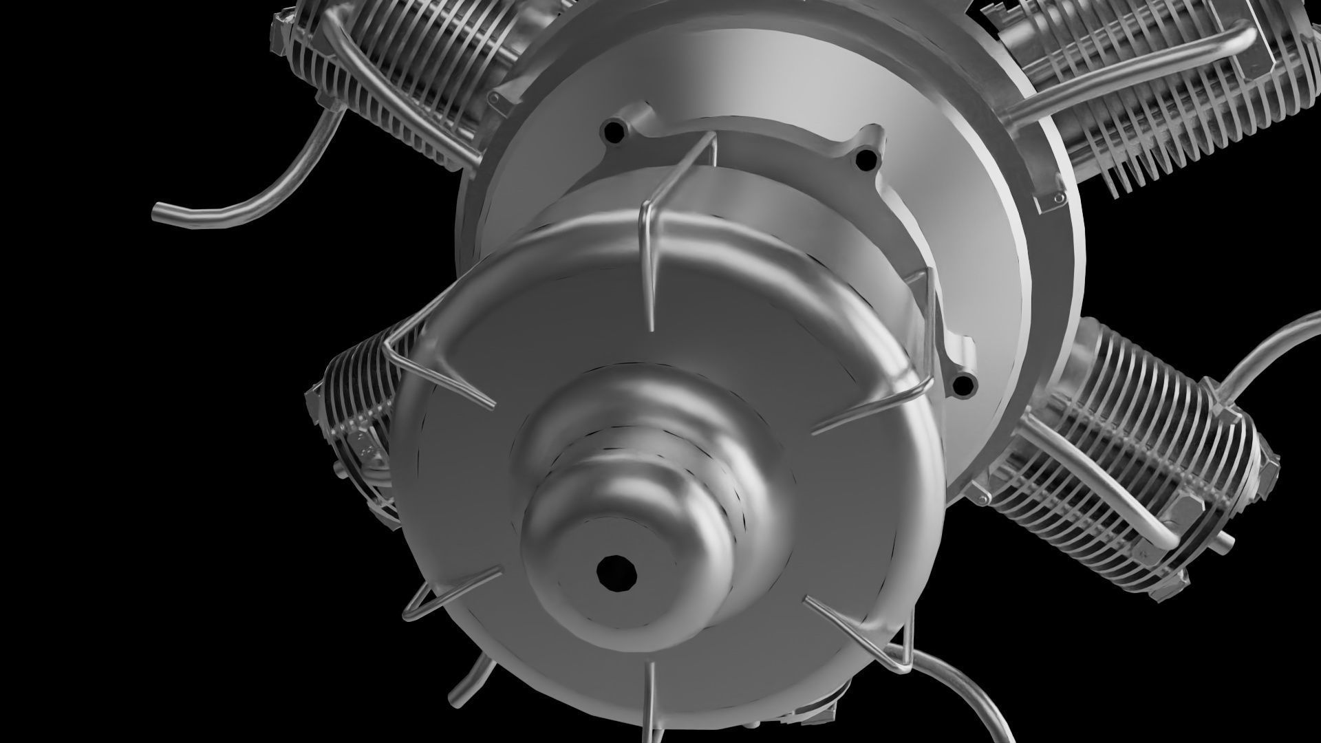 Inline six-cylinder engine 3D model | CGTrader