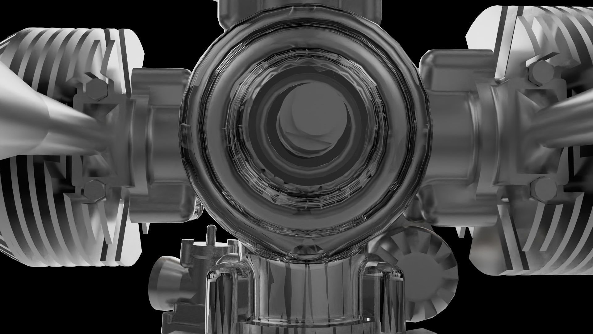 Aerospace engine X-Engine 3D model | CGTrader