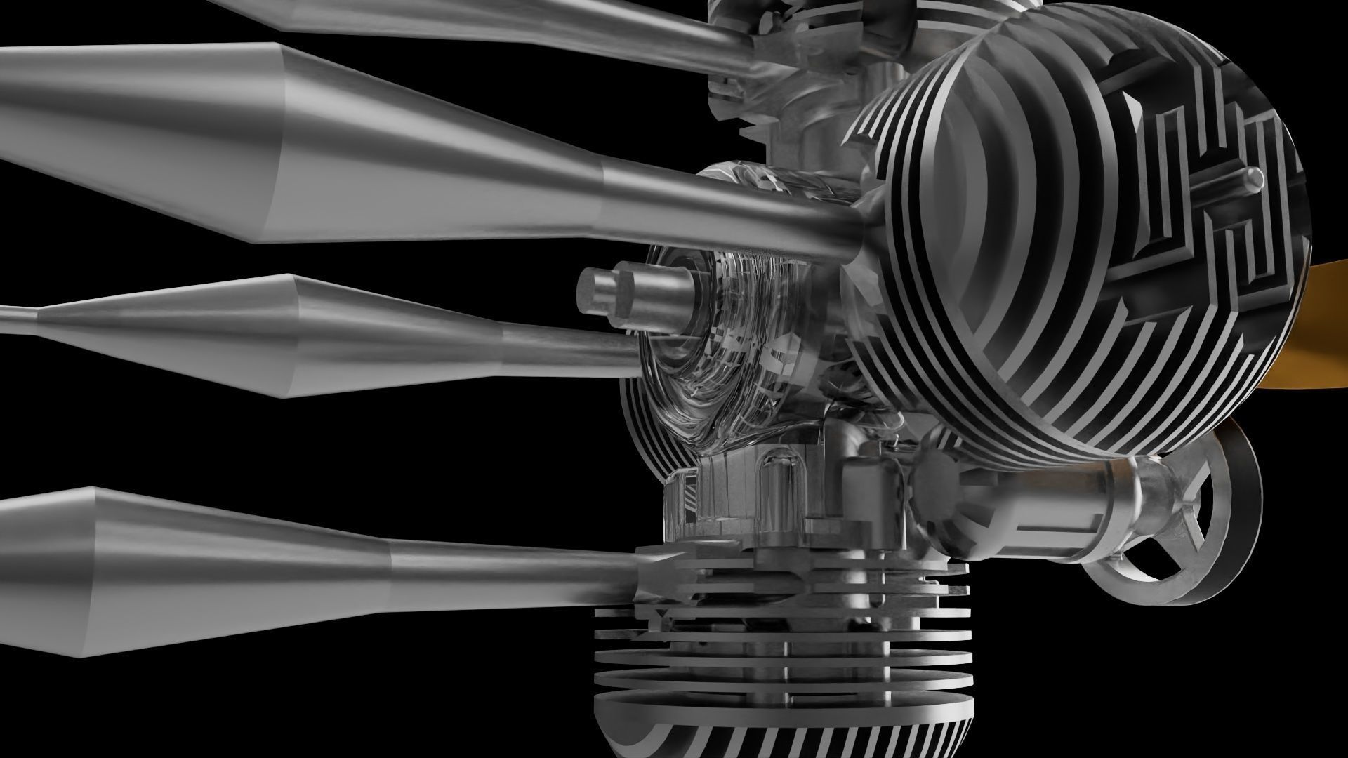 Aerospace engine X-Engine 3D model | CGTrader