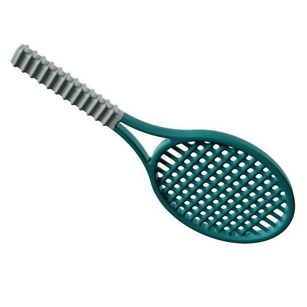 Kids Tennis Racket Toy 3D model | CGTrader