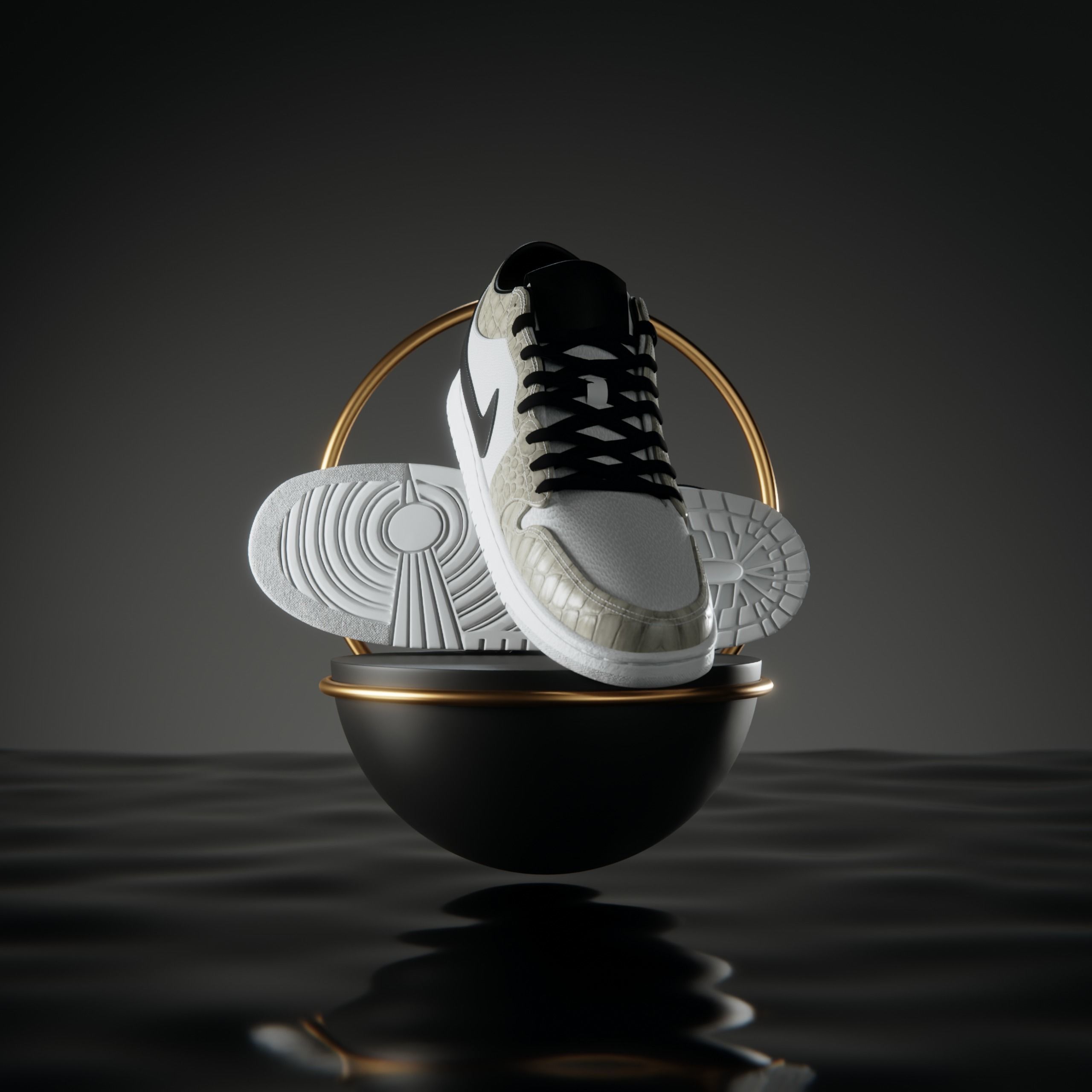 Product animation shoe animation blender project file free 3D model ...