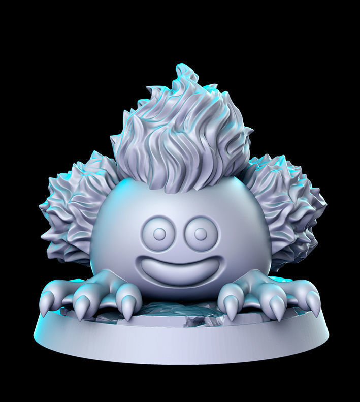 Wild Slime Dragon Quest Akira Toriyama 32mm Pre-supported 3D model 3D ...