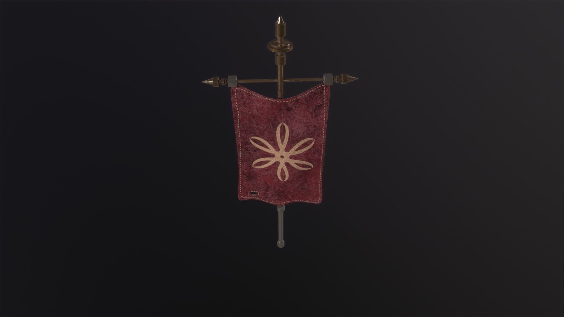 3D model Medieval Flag 3D Model VR / AR / low-poly | CGTrader