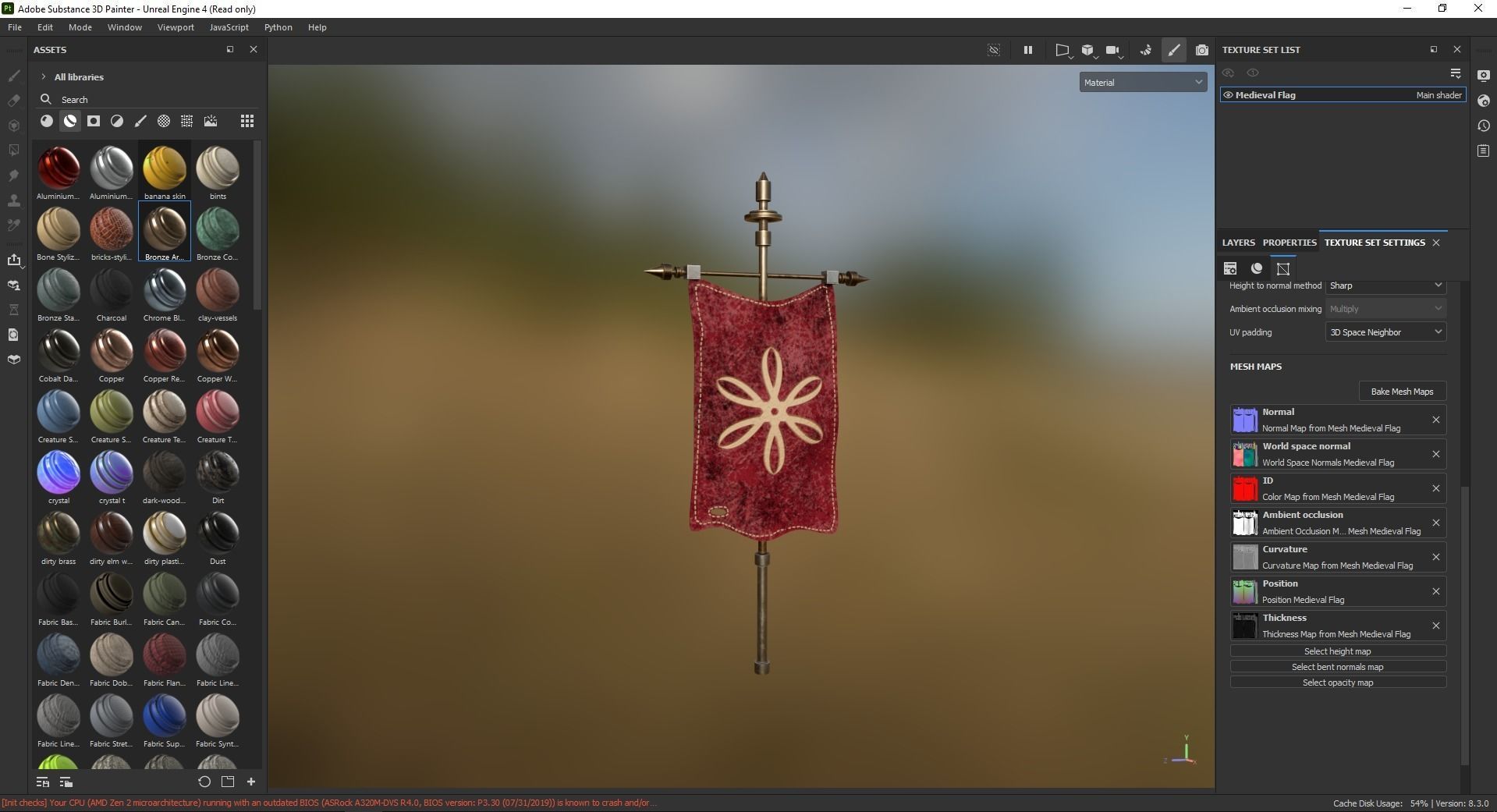 3D model Medieval Flag 3D Model VR / AR / low-poly | CGTrader