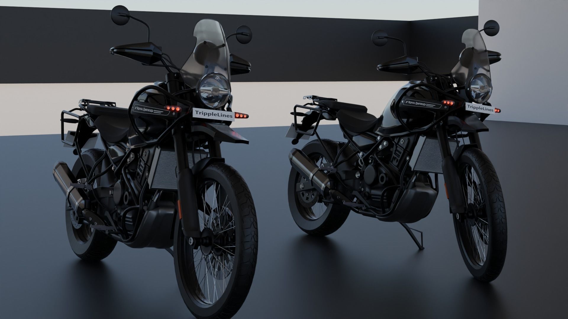 Royal Enfield Himalayan-450 Adventure 3D model | CGTrader