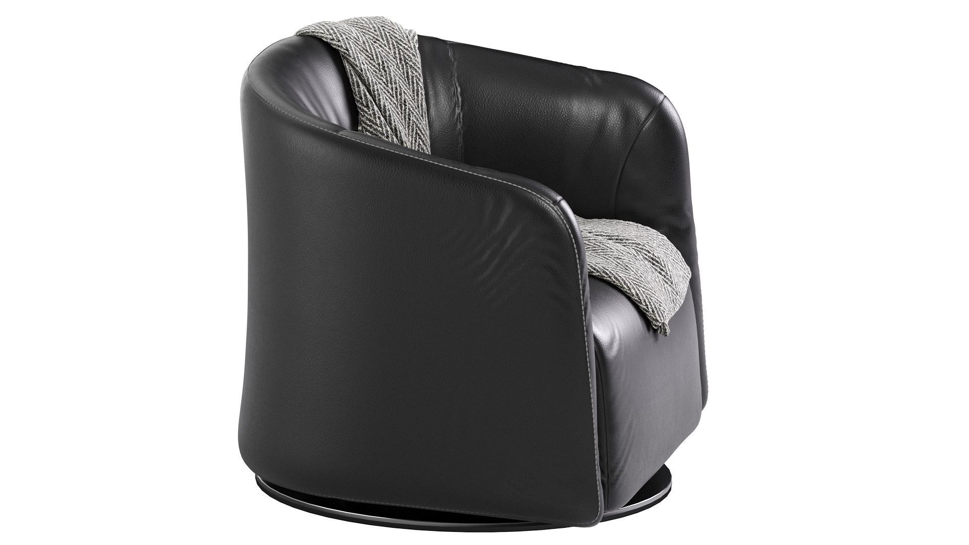 Logos Armchair Leather By Natuzzi 3D model | CGTrader