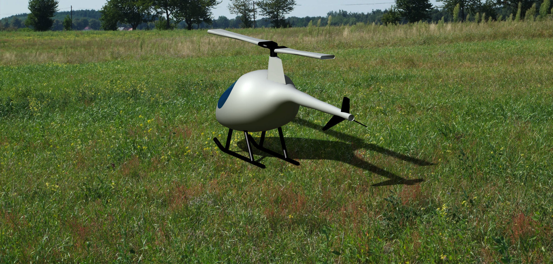 Helicopter NA 40 Bongo 3D model | CGTrader