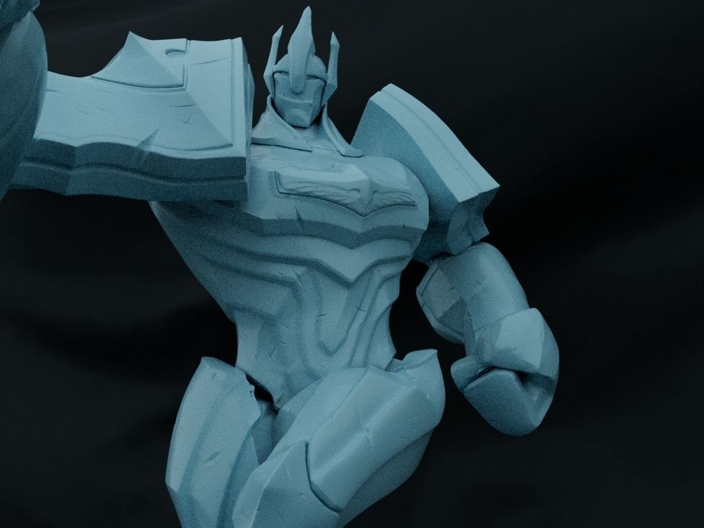 Galio league of legend ready to 3d print 3D model | CGTrader