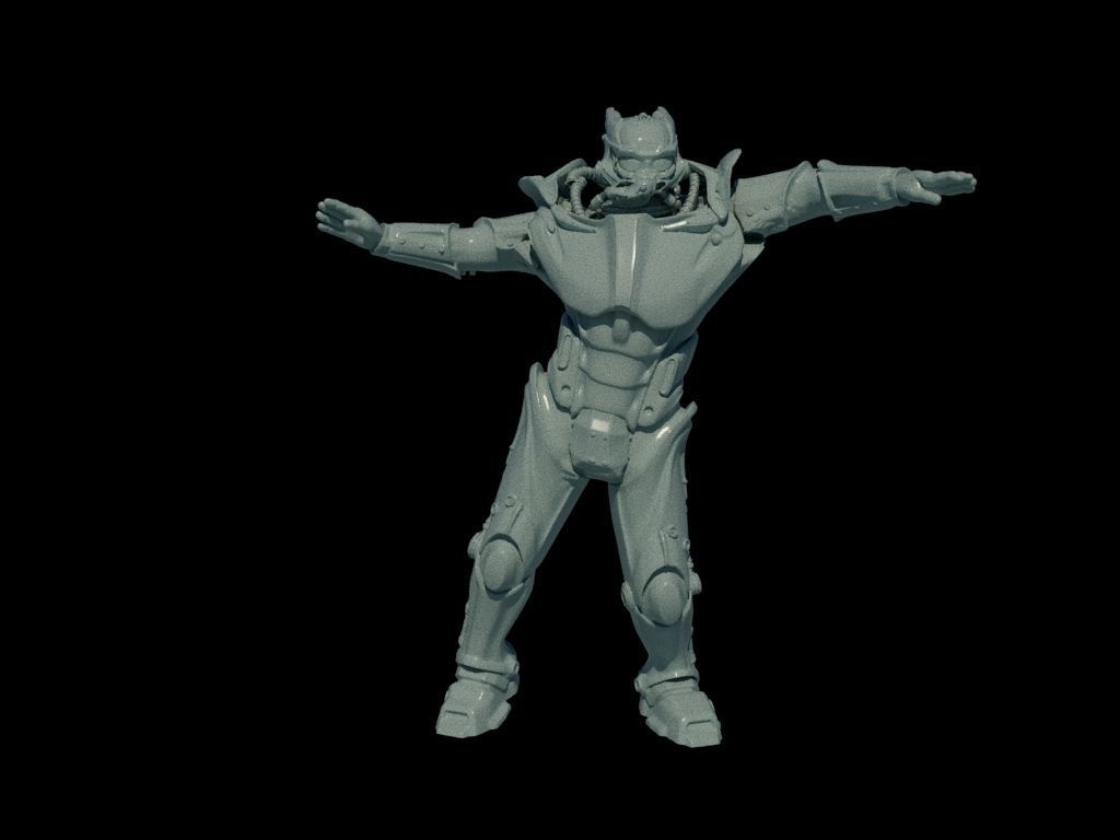 Tesla Power armor for 3d printing 3D model | CGTrader