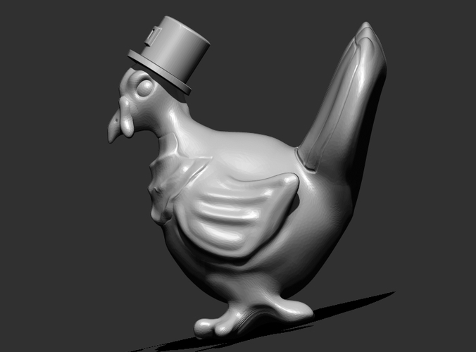 Thanksgiving Turkey 3D Model 3D printable .obj .stl .ztl - CGTrader.com