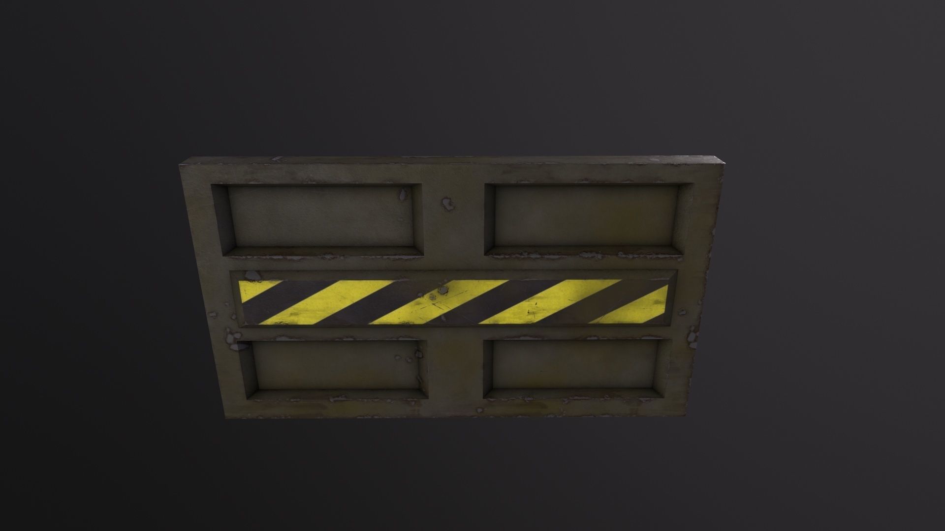 3D model Mojo Barrier 3D Model VR / AR / low-poly | CGTrader