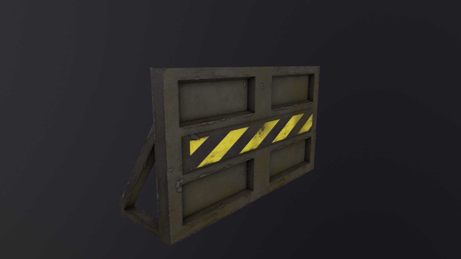 3D model Mojo Barrier 3D Model VR / AR / low-poly | CGTrader