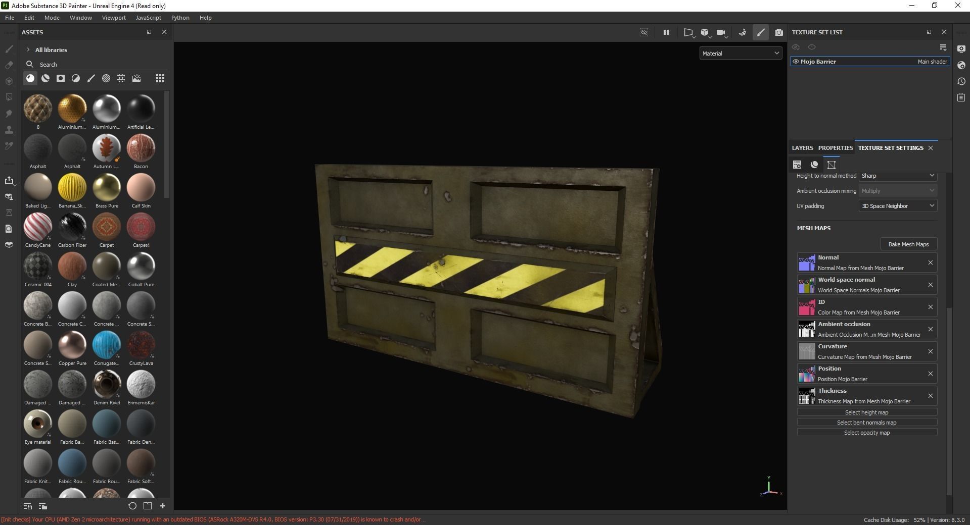 3D model Mojo Barrier 3D Model VR / AR / low-poly | CGTrader
