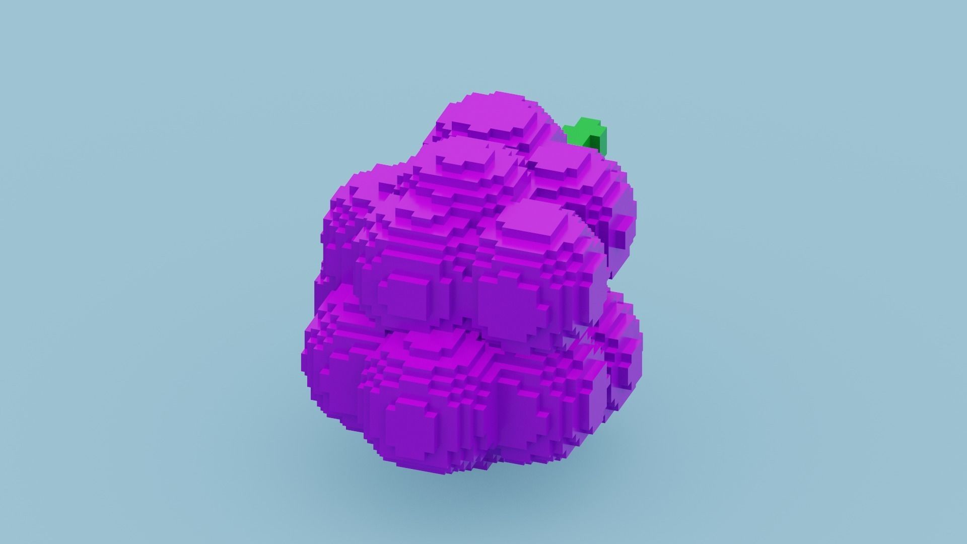 3D model Voxel Grapes VR / AR / low-poly | CGTrader