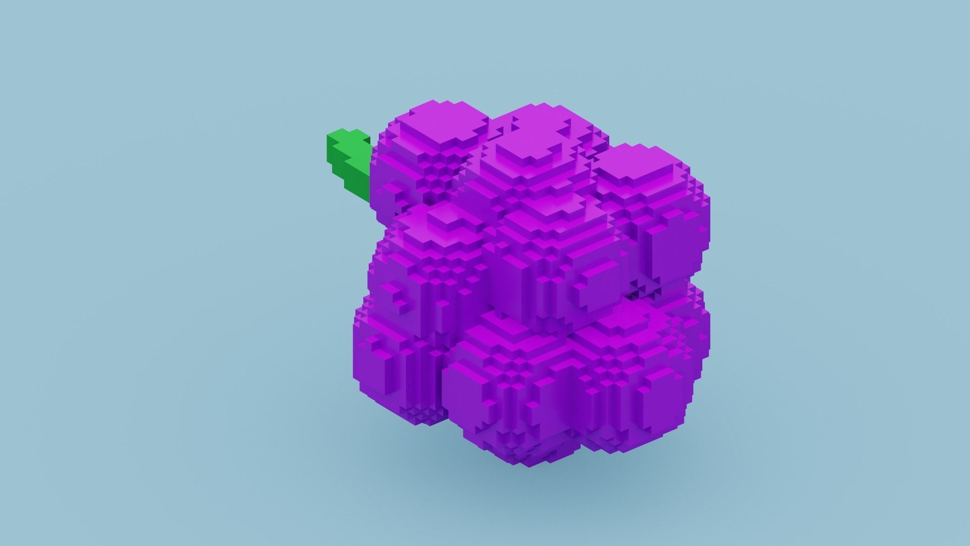 3D model Voxel Grapes VR / AR / low-poly | CGTrader