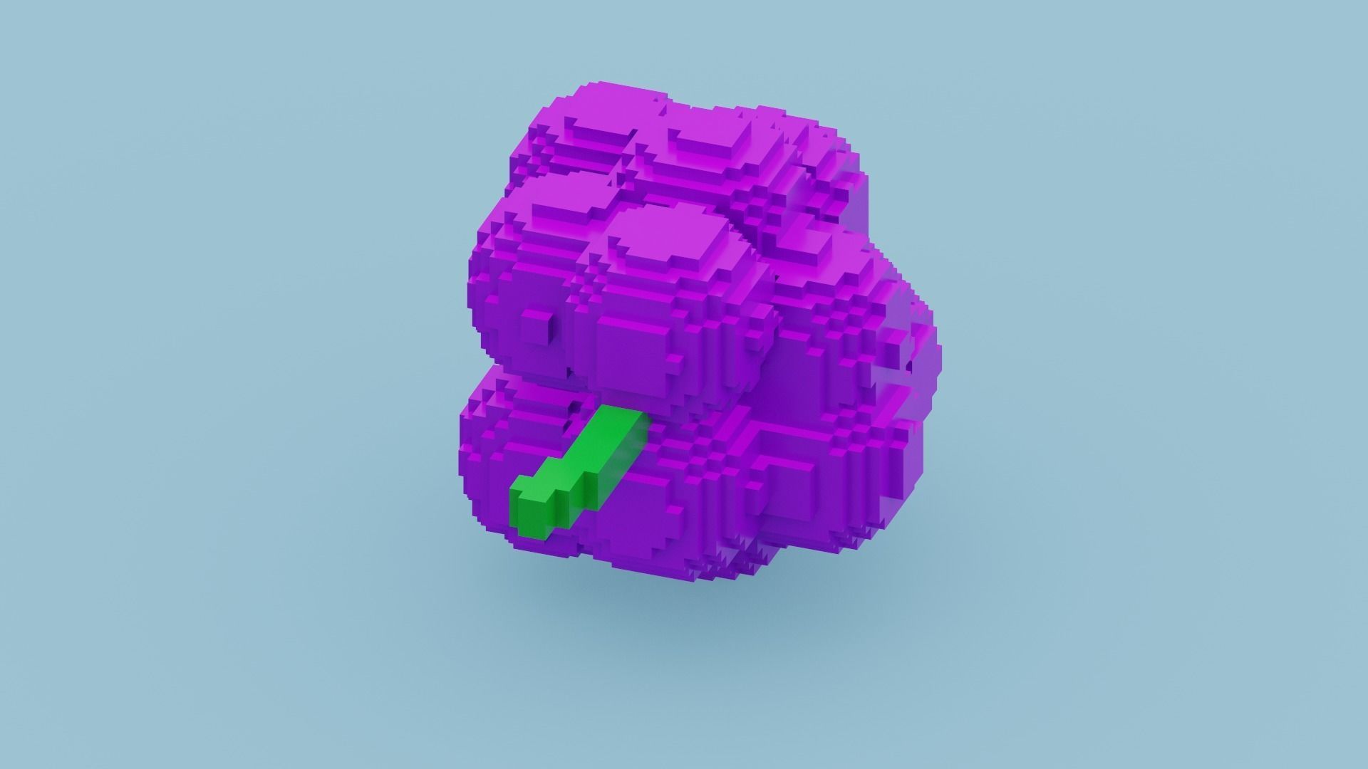3D model Voxel Grapes VR / AR / low-poly | CGTrader