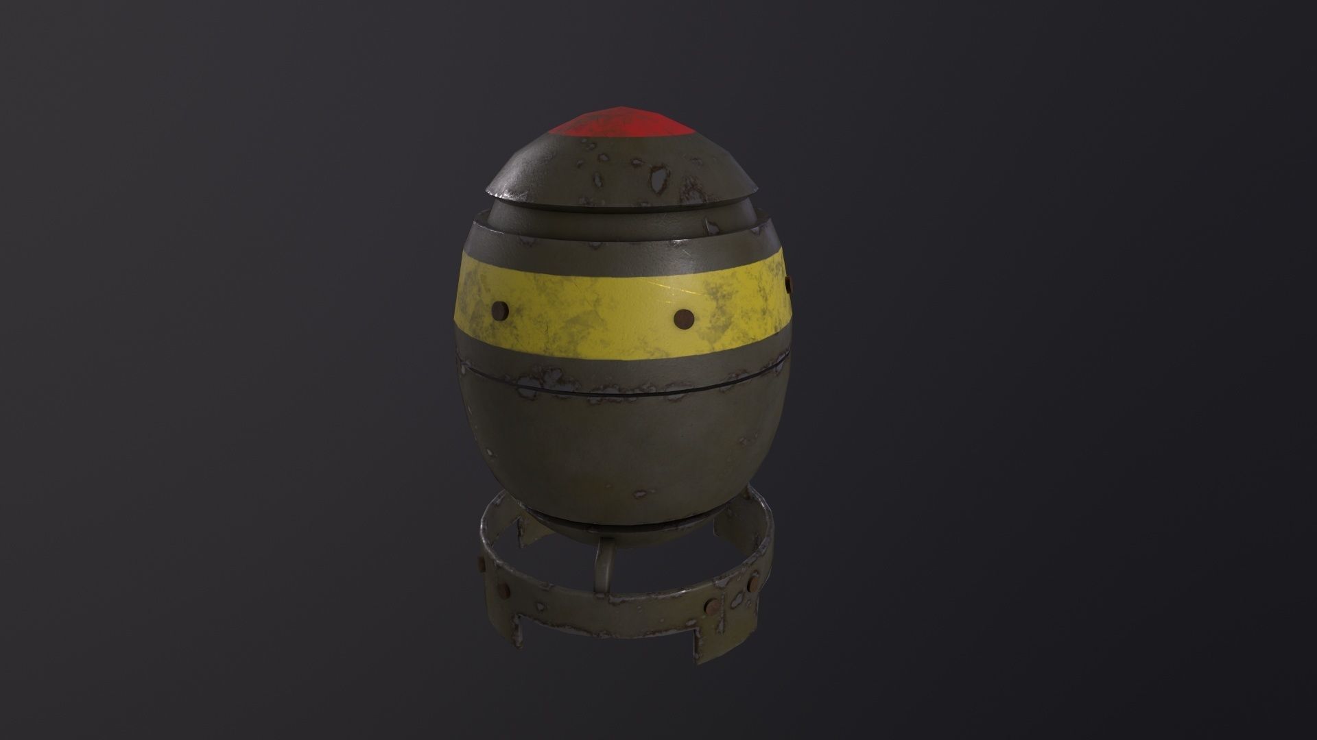 3D model Mini Nuke 3D Model VR / AR / low-poly | CGTrader