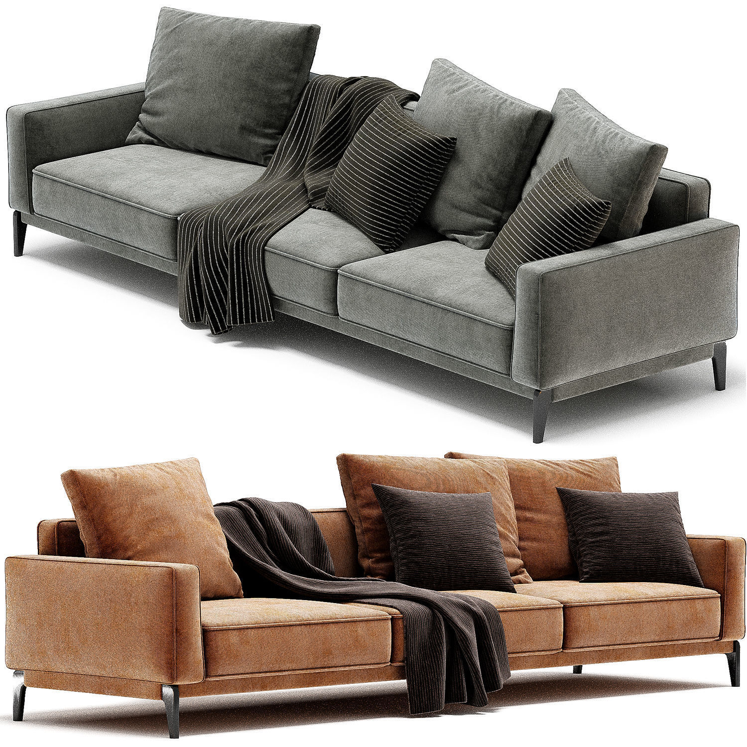 ROMEO COMPACT Sofa Flexform 3D model | CGTrader