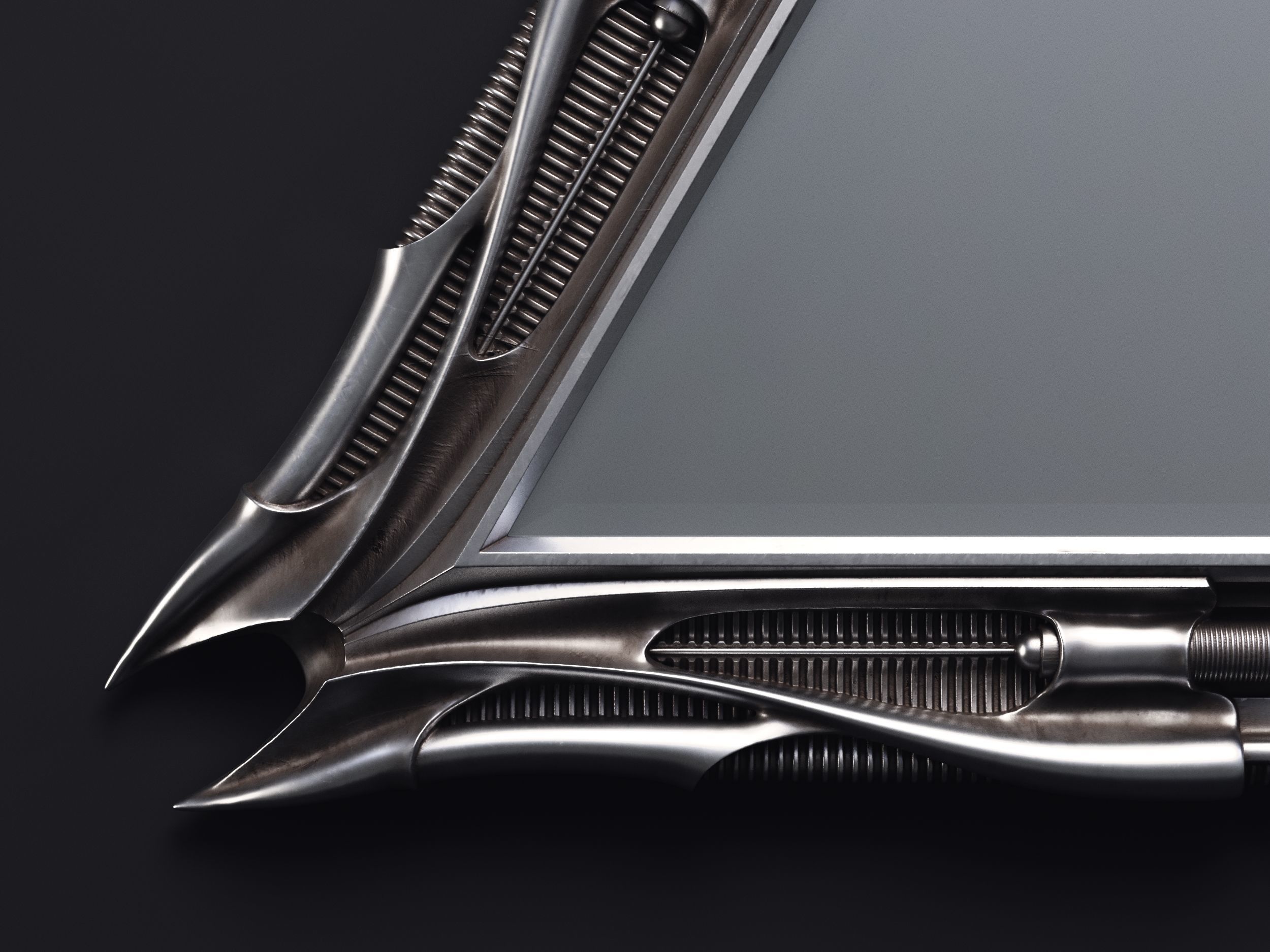 HR Giger Triangular Mirror Printable 3D Model 3D model 3D printable ...