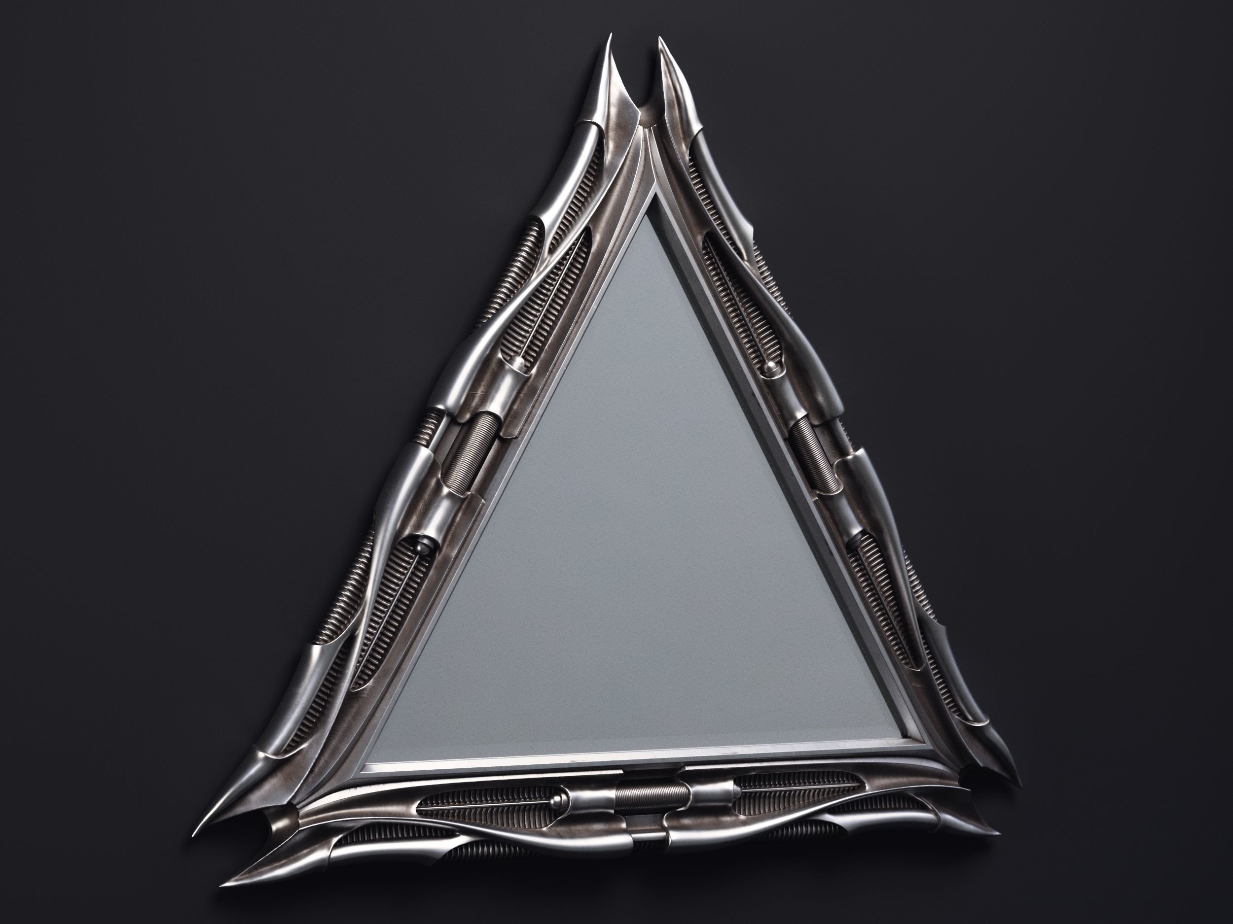 HR Giger Triangular Mirror Printable 3D Model 3D model 3D printable ...