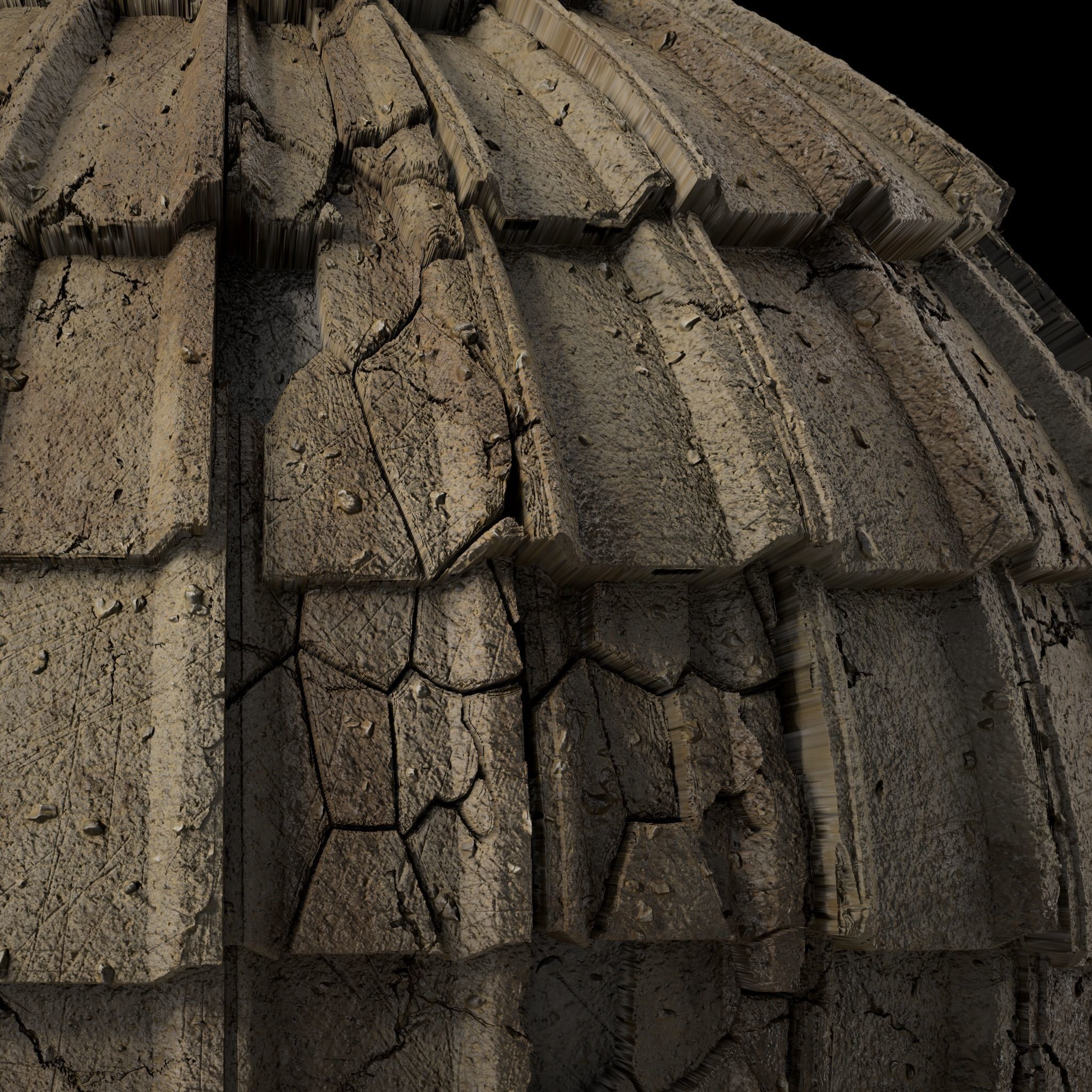 Texture Roof Tile Materials 53- Concrete Roofing by Sbsar generator VR ...
