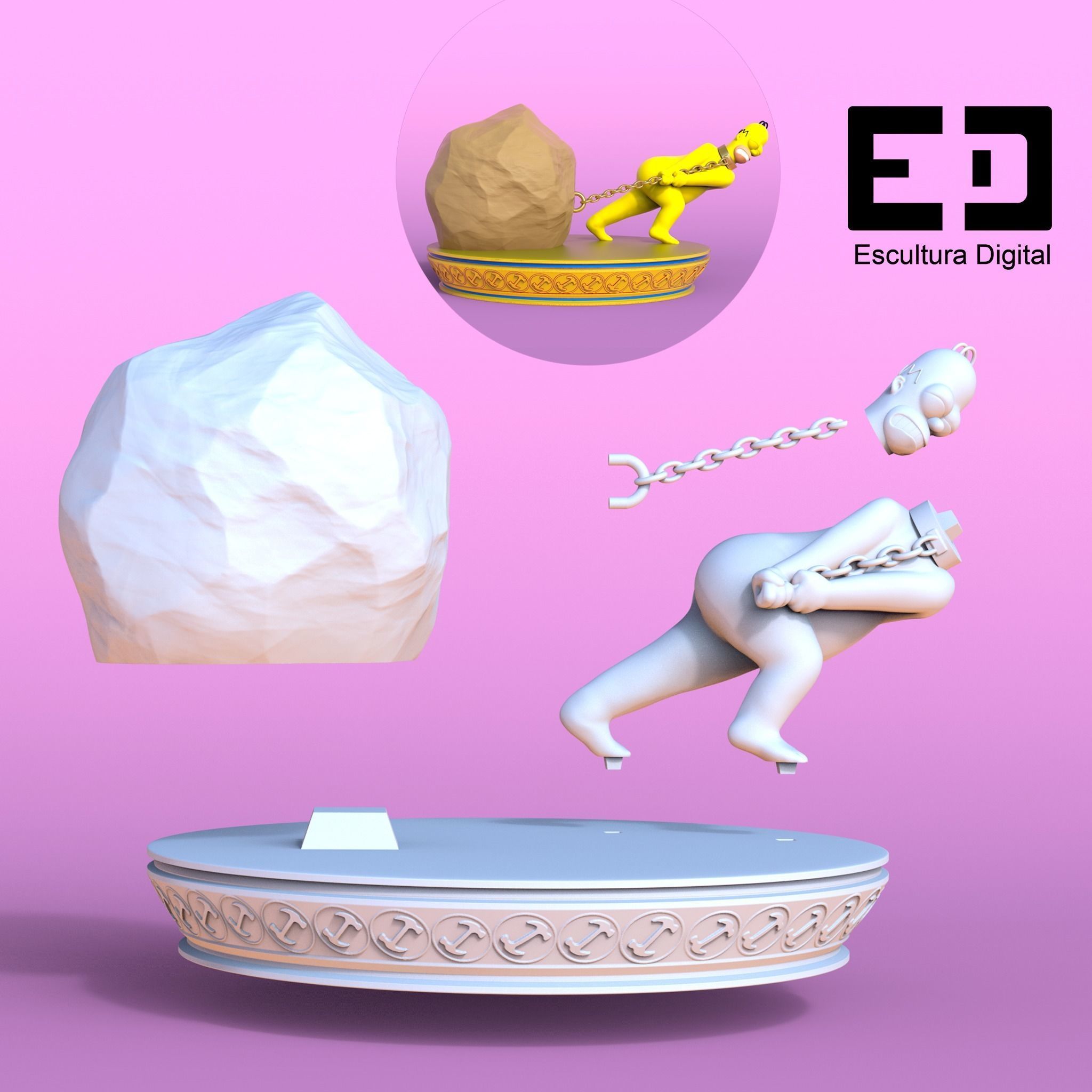 Homero magio - Homer Magio 3D model 3D printable | CGTrader