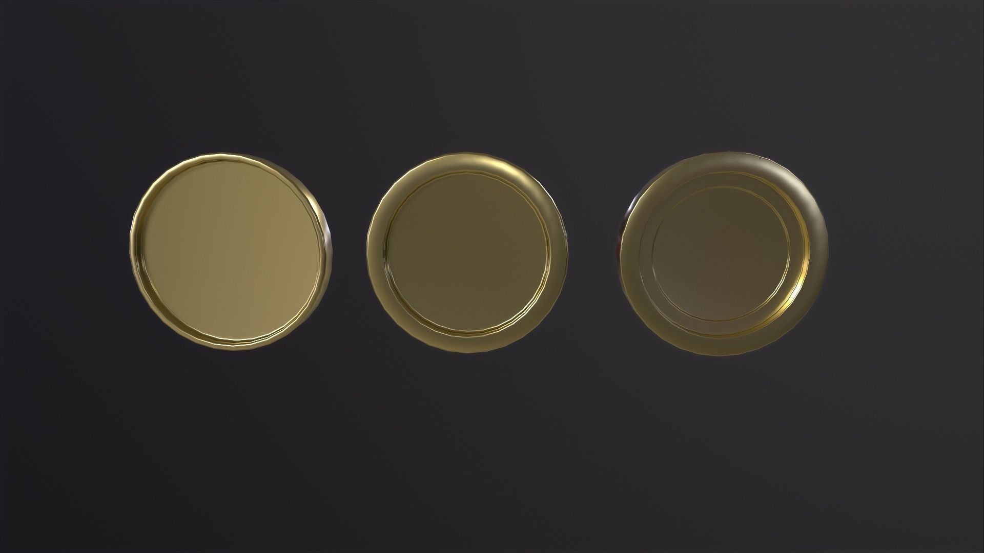 3D model Clean coins 3D Model VR / AR / low-poly | CGTrader