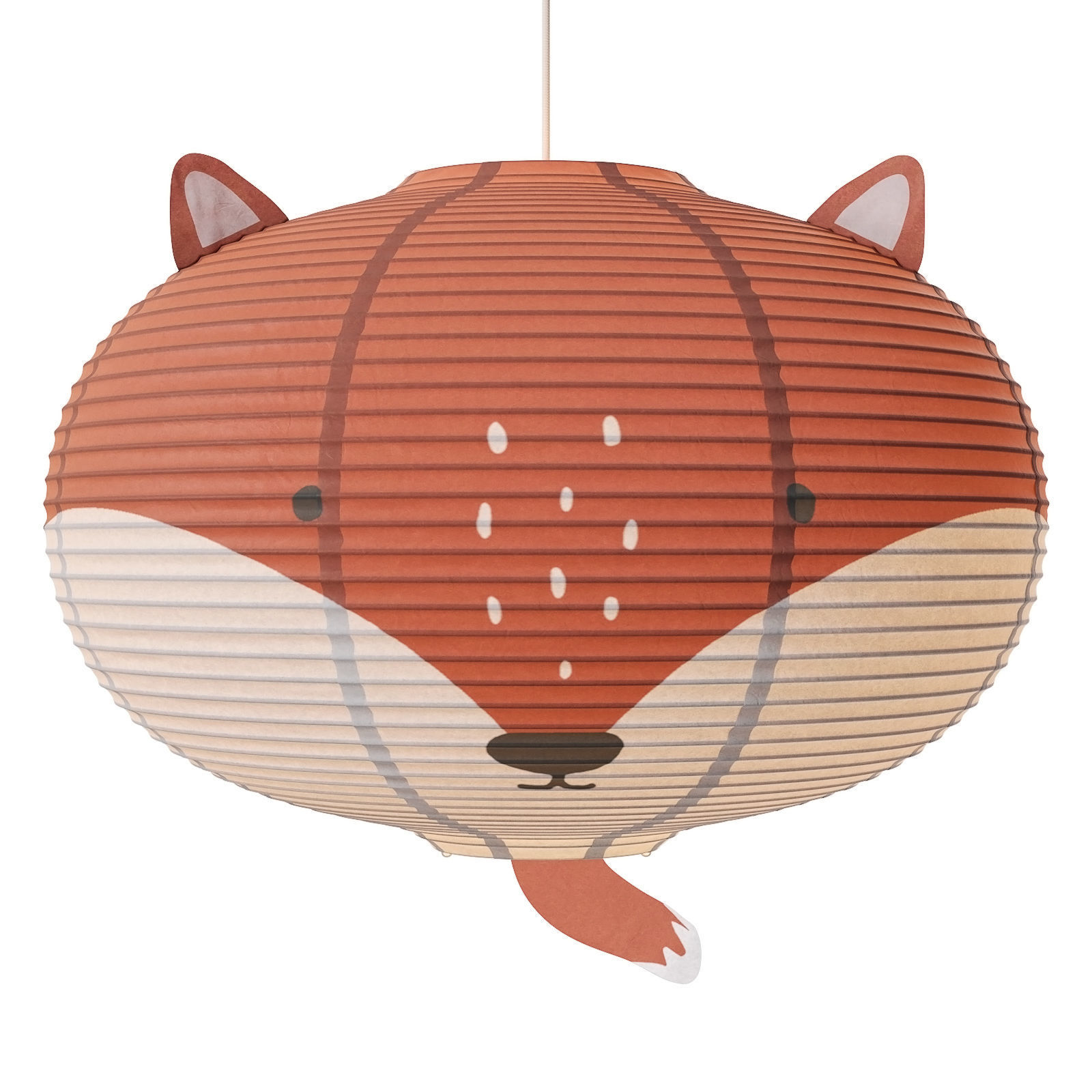 3D model HM Home Rice paper lamp shade Fox VR / AR / low-poly | CGTrader