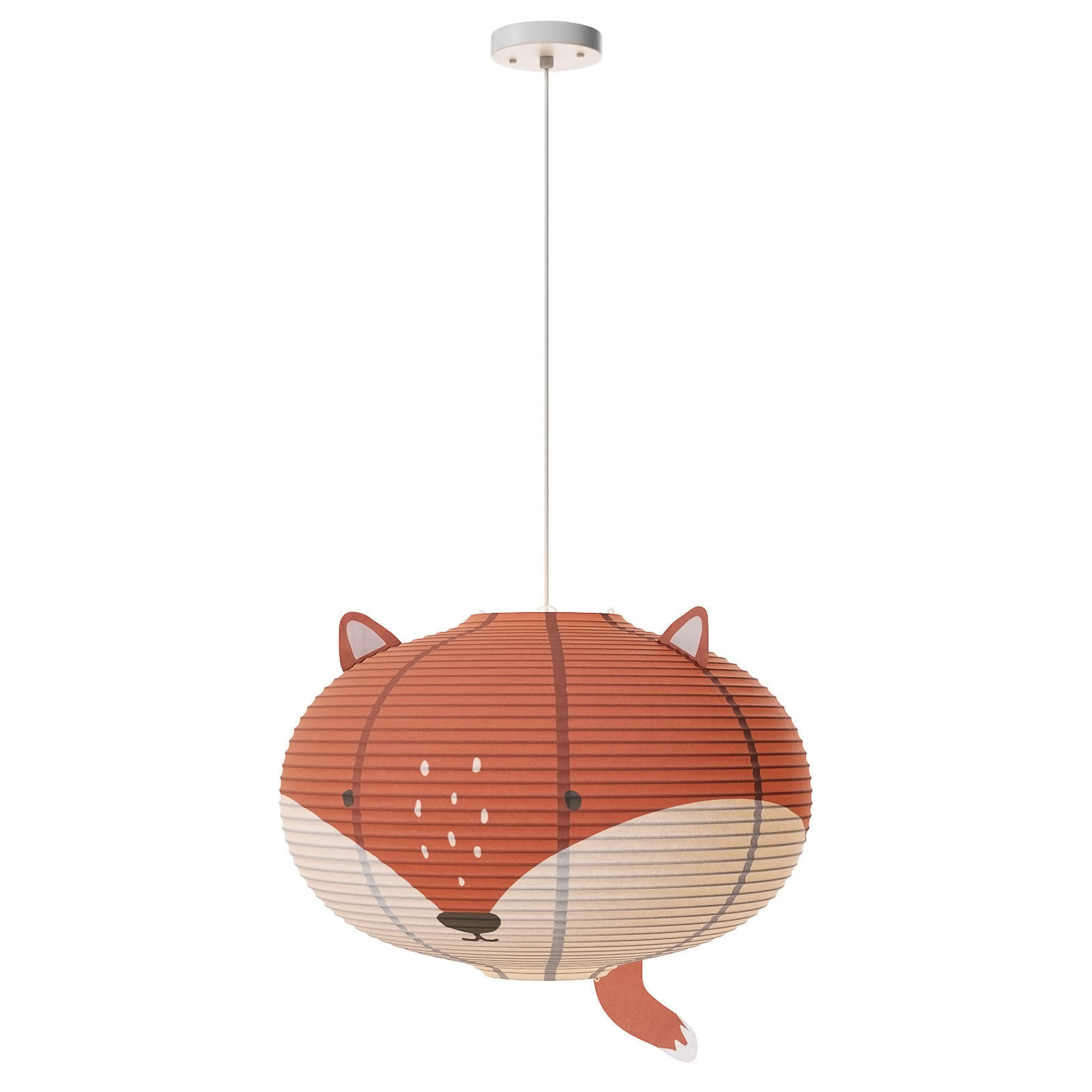 3D model HM Home Rice paper lamp shade Fox VR / AR / low-poly | CGTrader