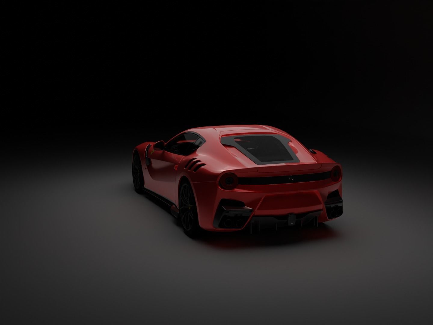 Ferrari F12 TDF 3D model rigged | CGTrader