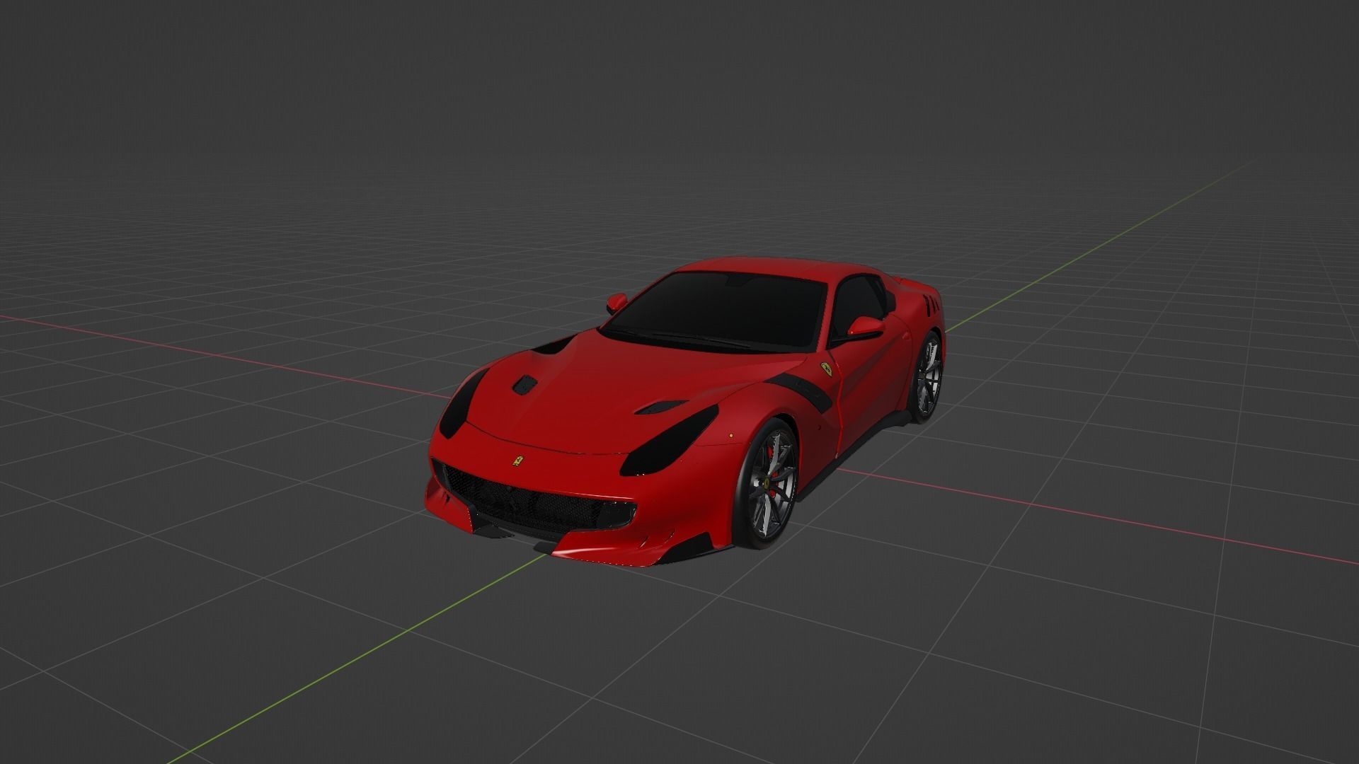 Ferrari F12 TDF 3D model rigged | CGTrader