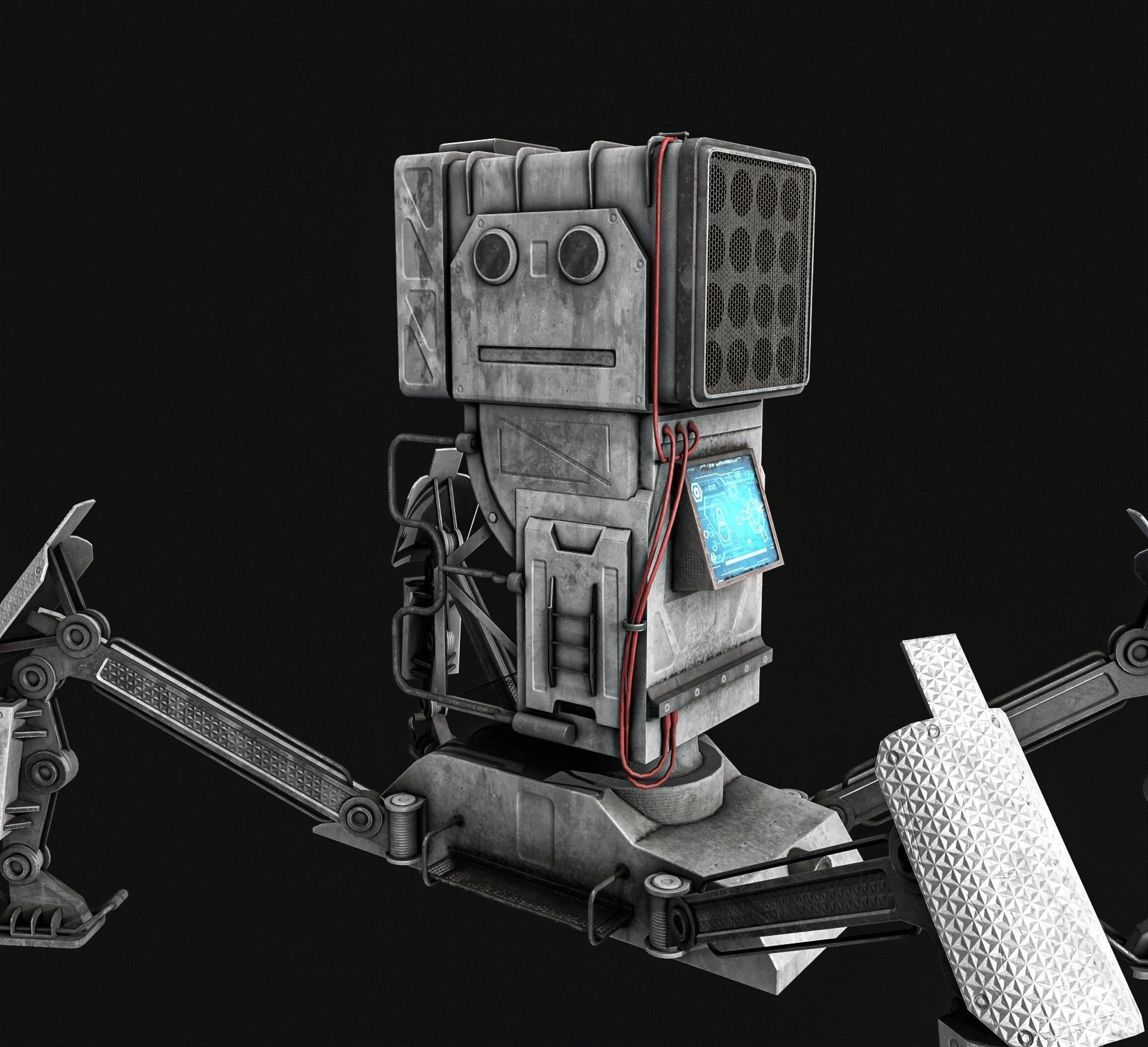 3D model Defense Robot VR / AR / low-poly | CGTrader
