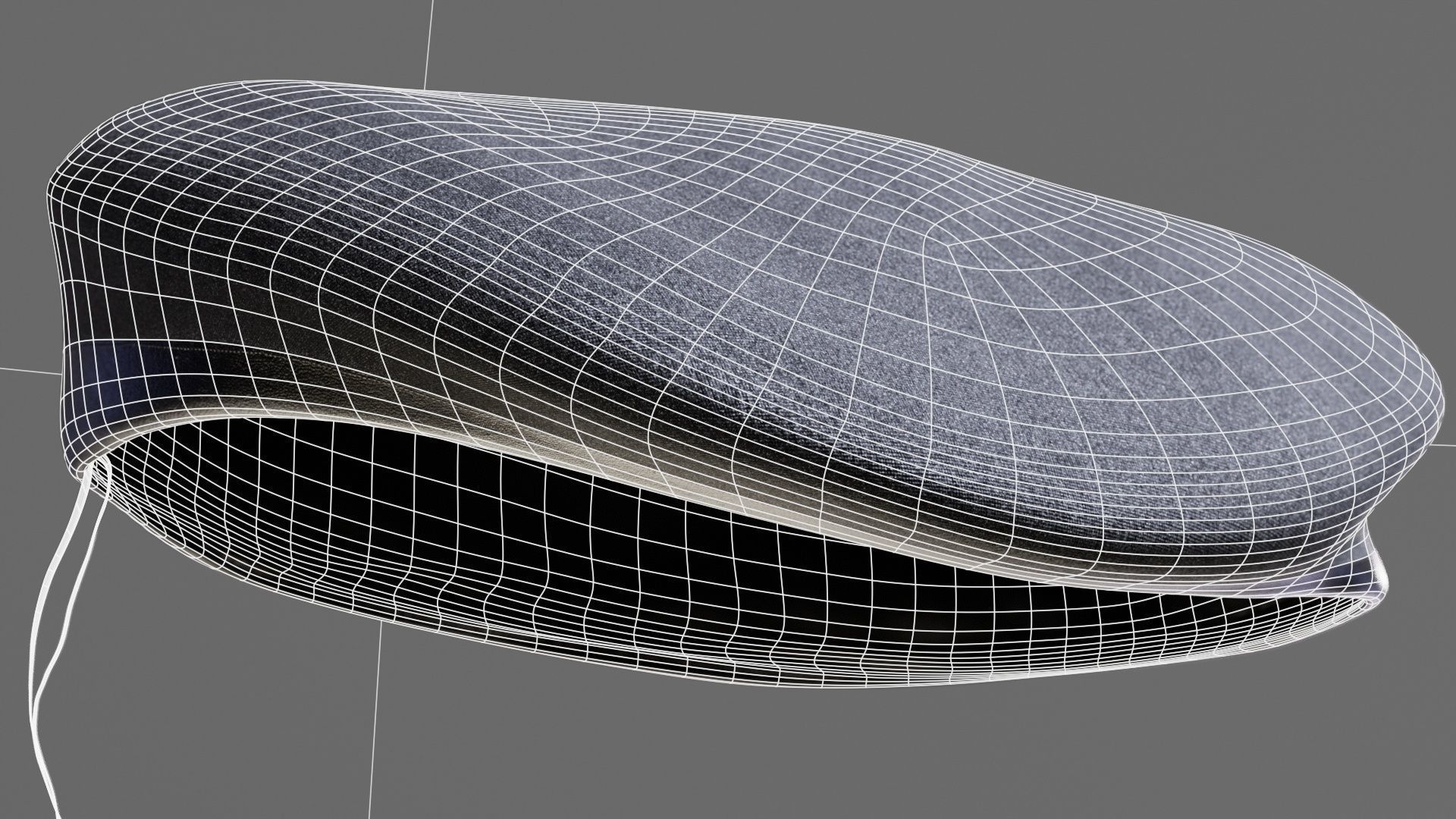 3D model US Military Helmet hat Beret Black VR / AR / low-poly | CGTrader