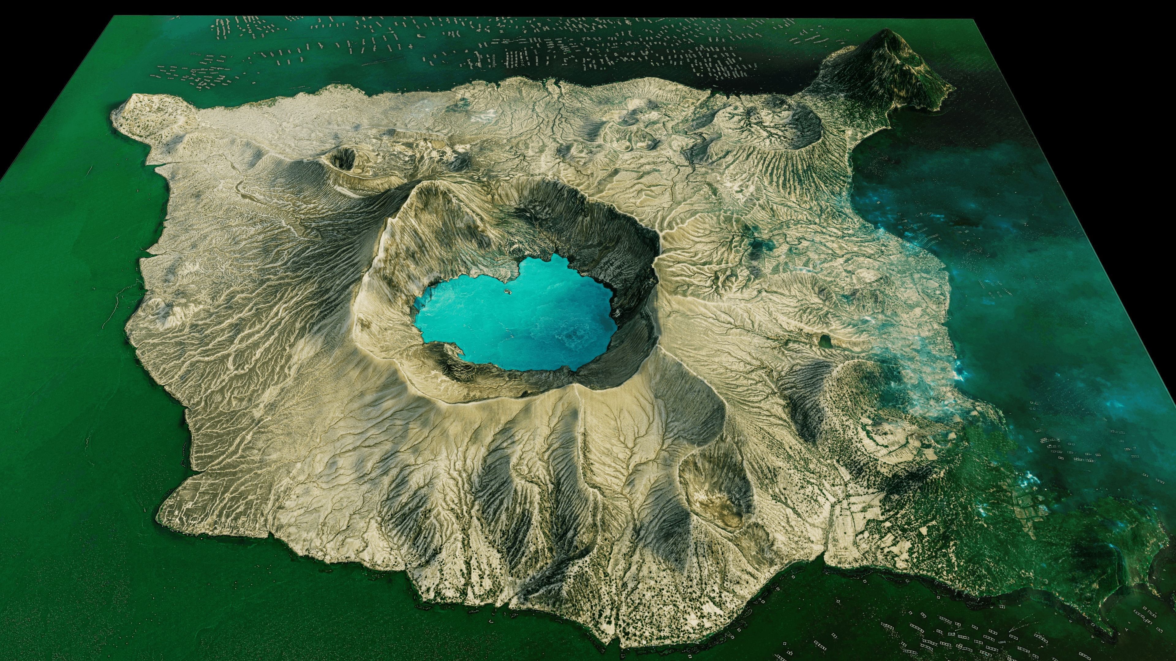 Taal Volcano 3d model terrain 3D model | CGTrader
